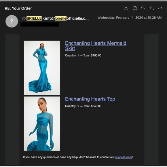 Brielle | Dresses | Mermaid Skirt And Heart Top | Poshmark